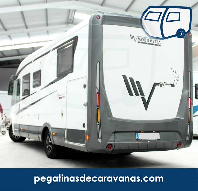 Decoracion autocaravana Mobilvetta K-Yacht – Pegatinasdecaravanas.com